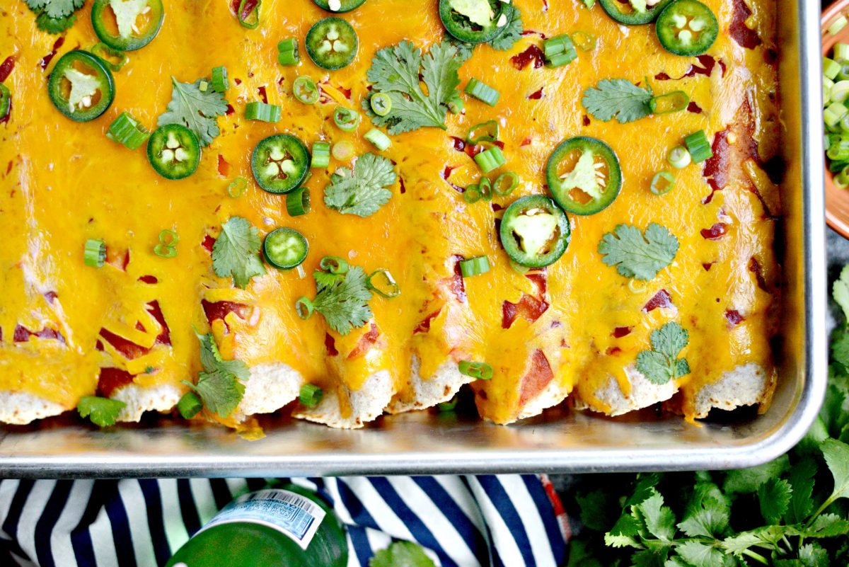Simply Scratch Chicken And Rice Enchiladas Simply Scratch