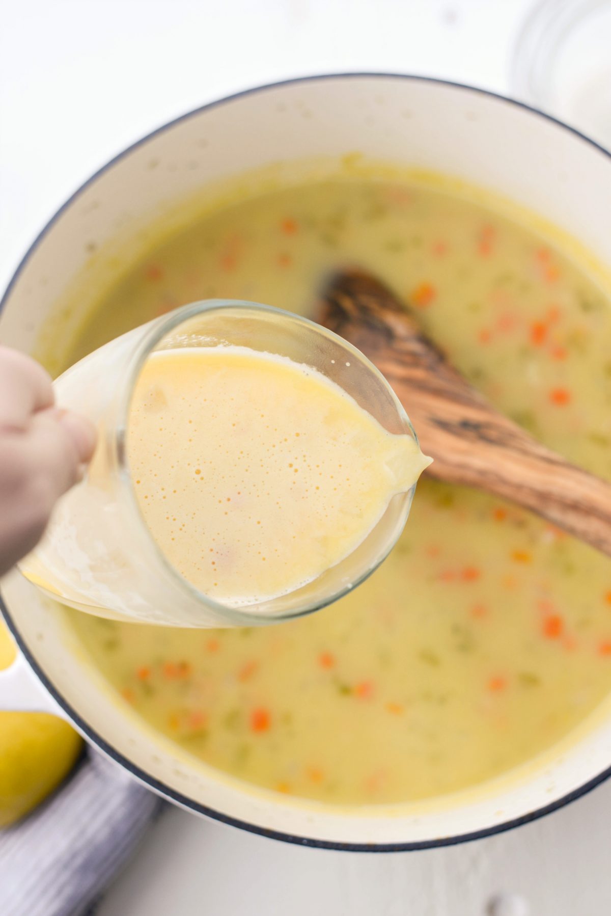 Simply Scratch Creamy Chicken Lemon Rice Soup Simply Scratch