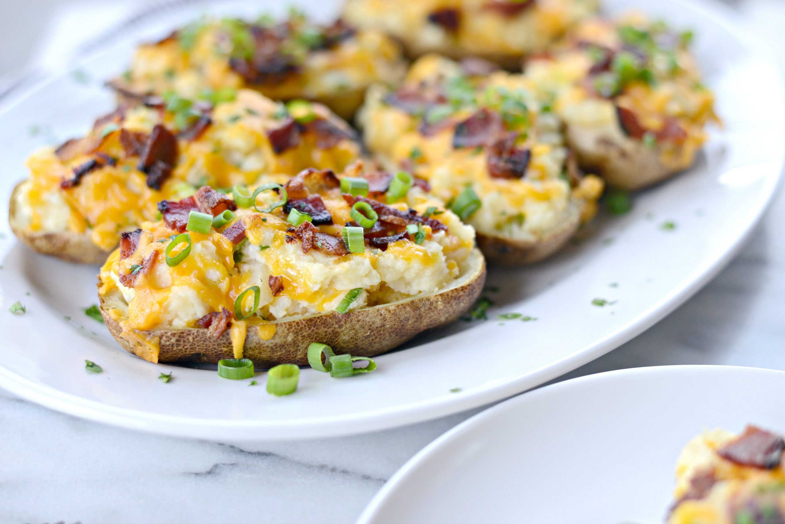 Loaded Twice Baked Potatoes - Simply Scratch
