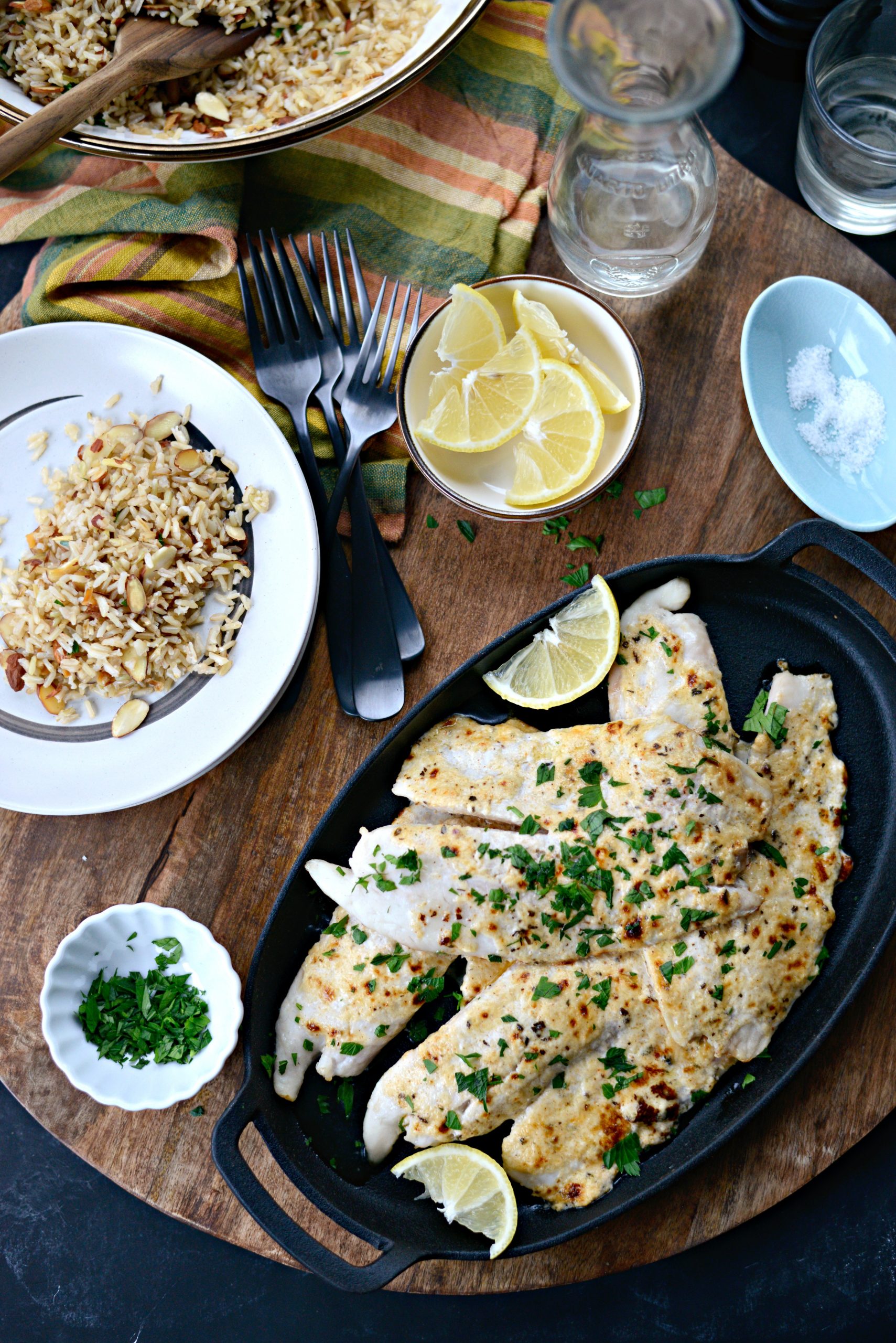 Broiled Tilapia Parmesan - Simply Scratch