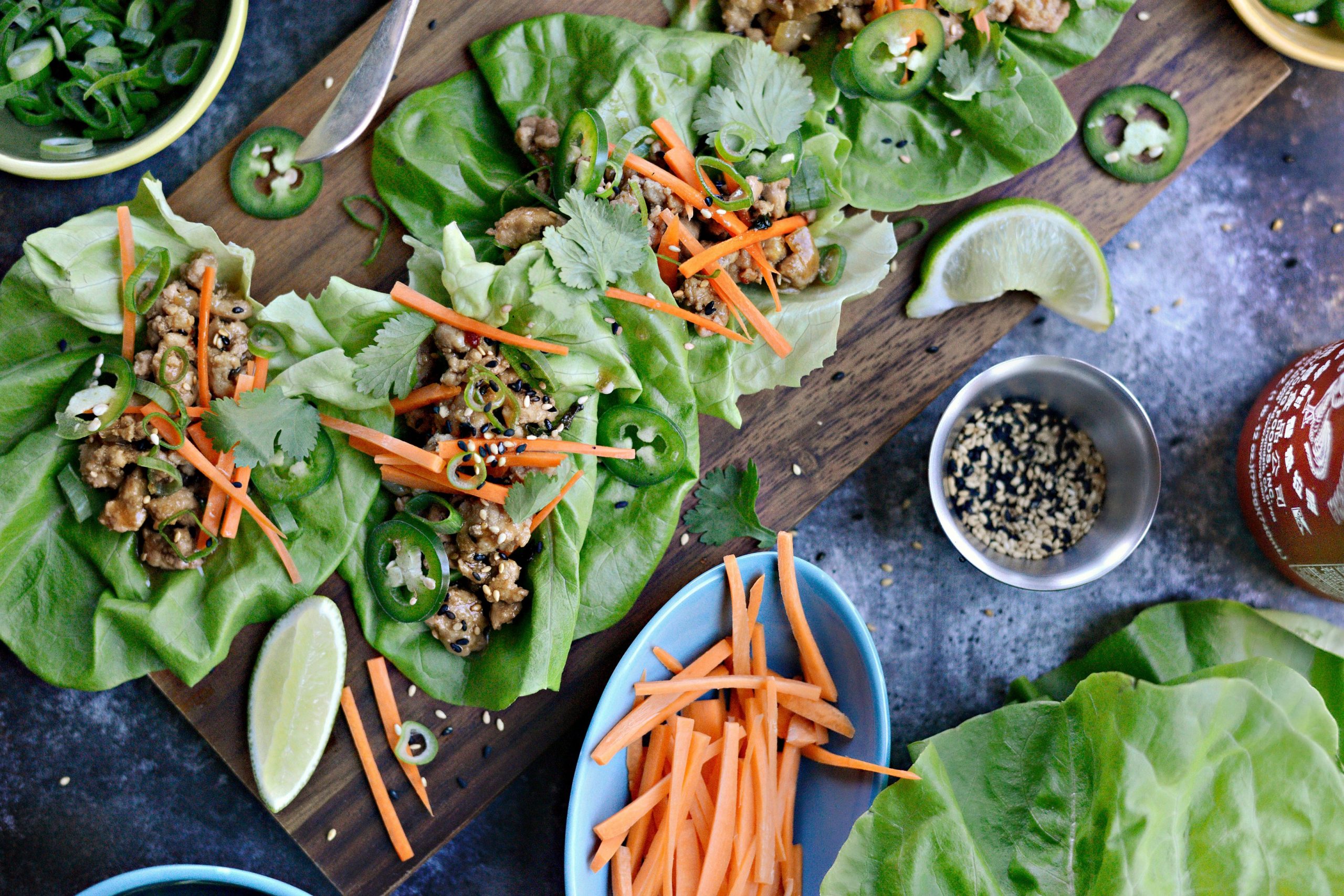 Saucy Pork Lettuce Wraps - Simply Scratch