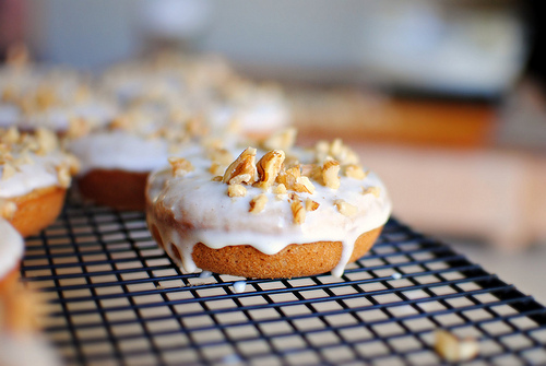 Banana Walnut Breakfast Doughnuts - Simply Scratch