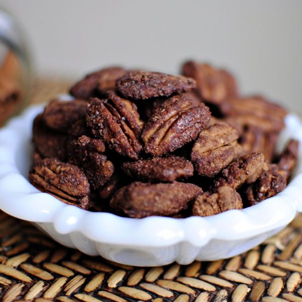 Mexican Hot Chocolate Pecans - Simply Scratch