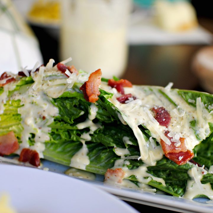 Caesar Romaine Wedge Salad - Simply Scratch