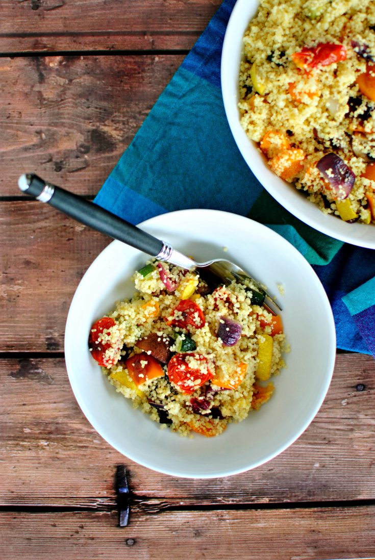 Roasted Vegetable Couscous - Simply Scratch