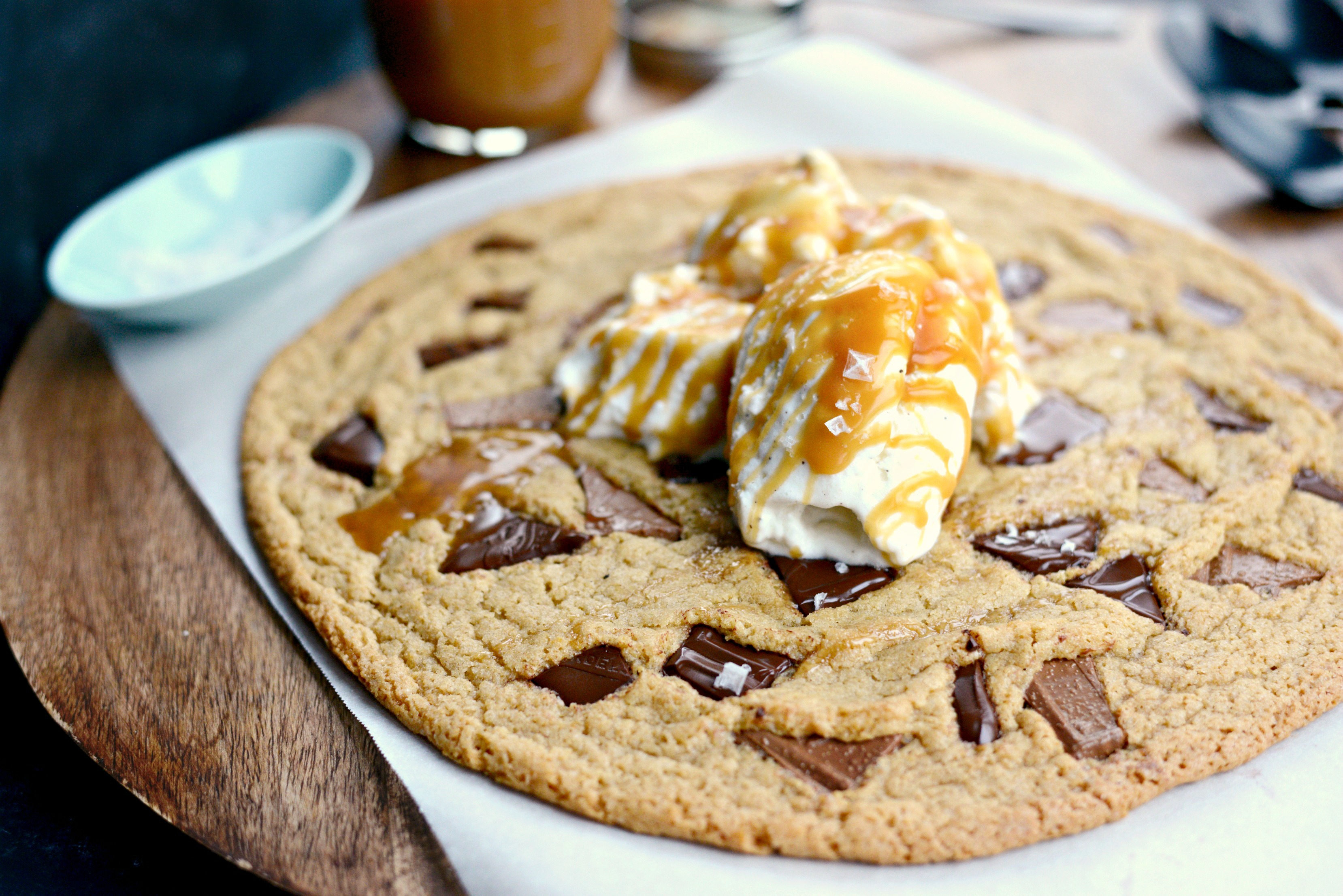 Double Chocolate Chunk Share Cookie - Simply Scratch