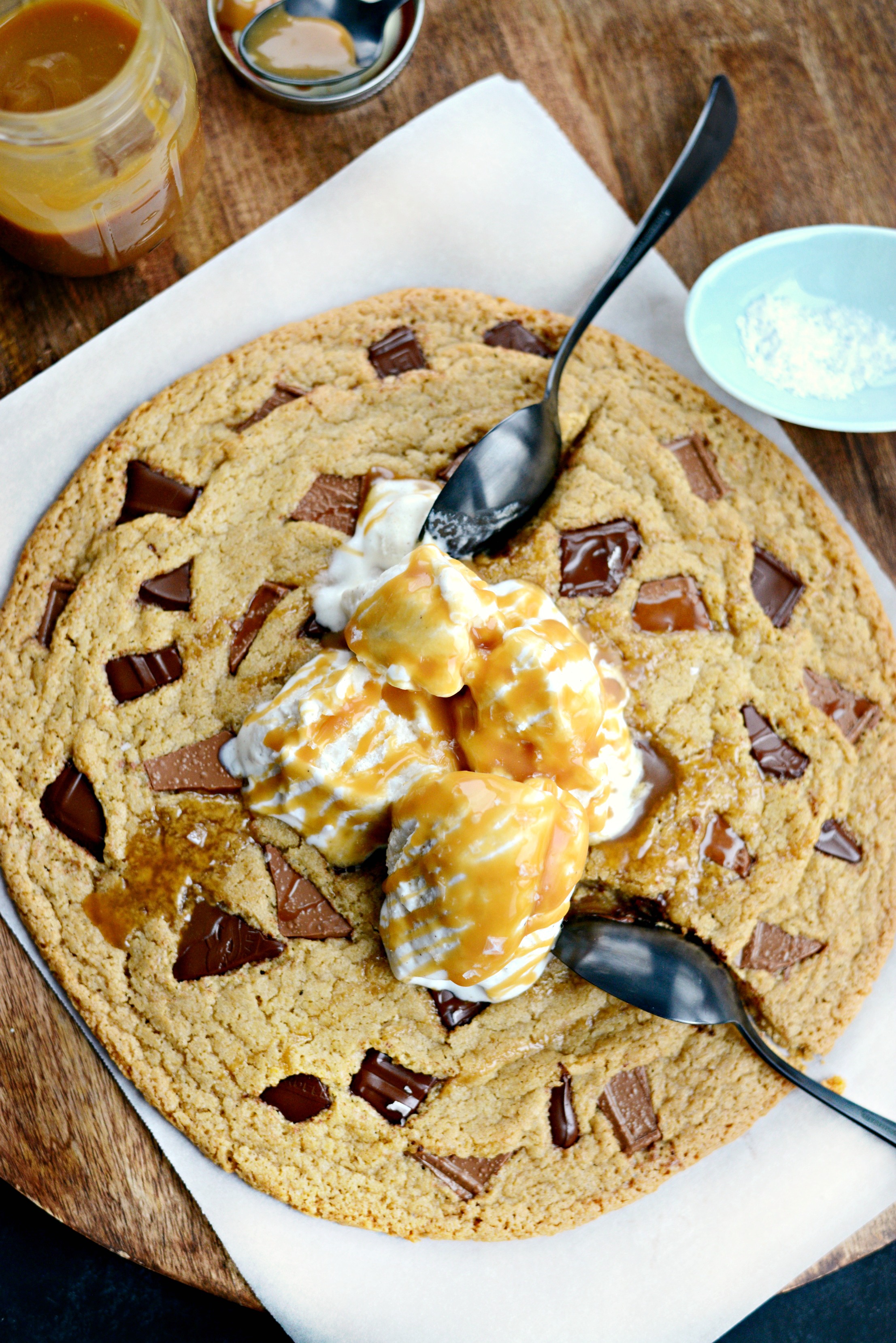 Double Chocolate Chunk Share Cookie - Simply Scratch