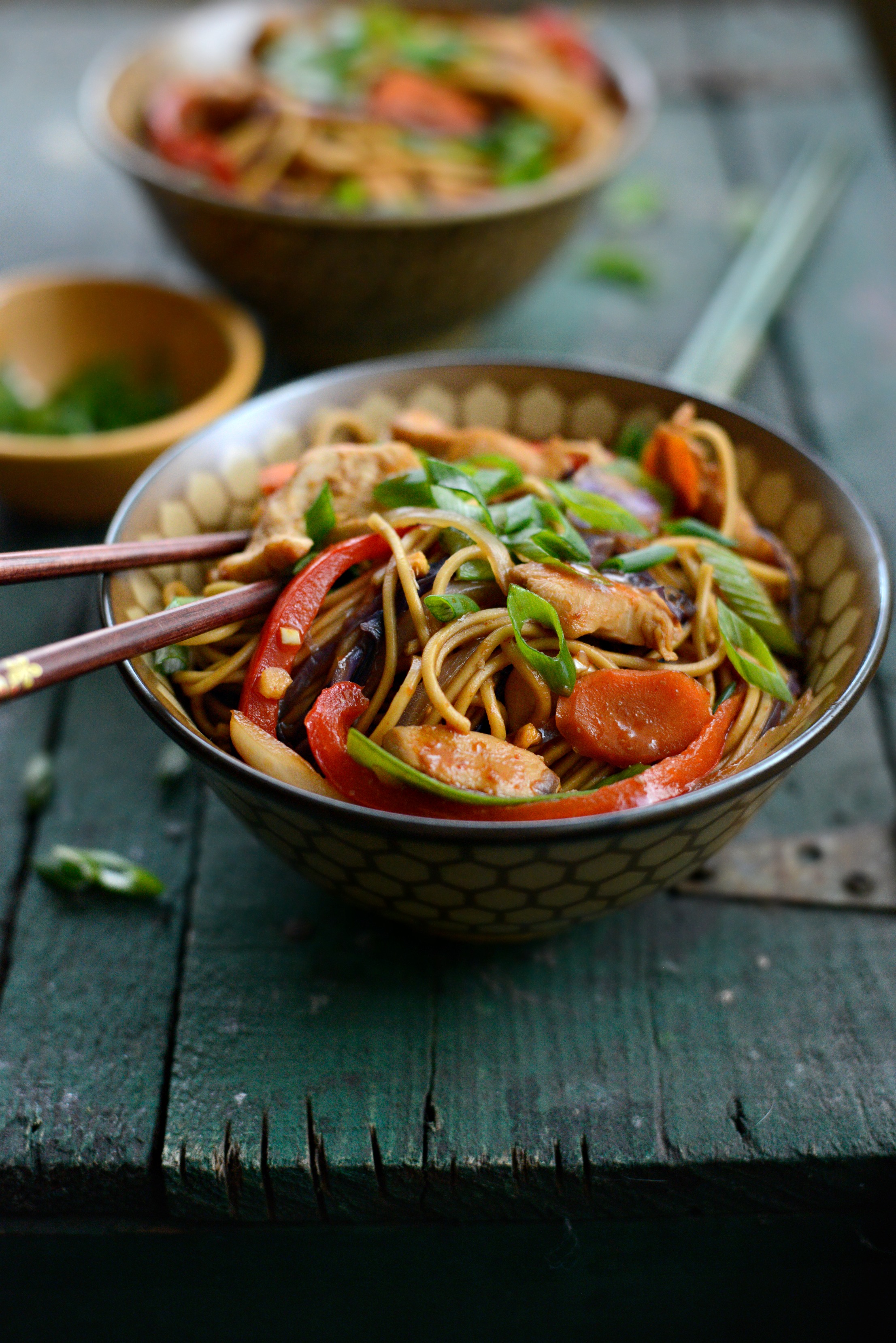 Chicken Rainbow Vegetable Stir-fry - Simply Scratch