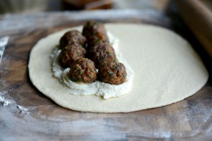 Italian Meatball Calzones - Simply Scratch