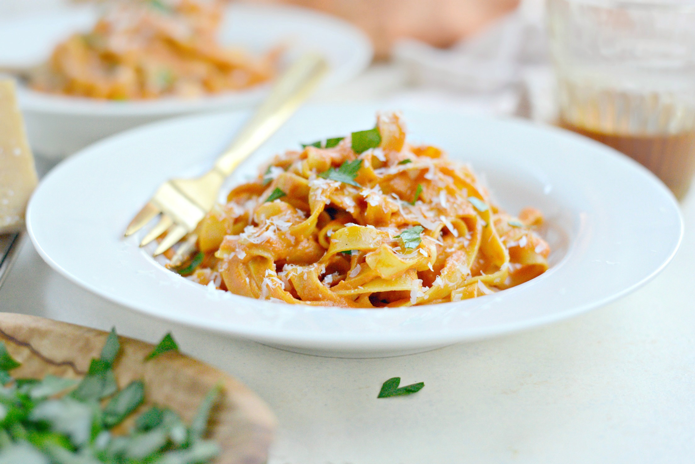Roasted Red Pepper Pasta - Simply Scratch