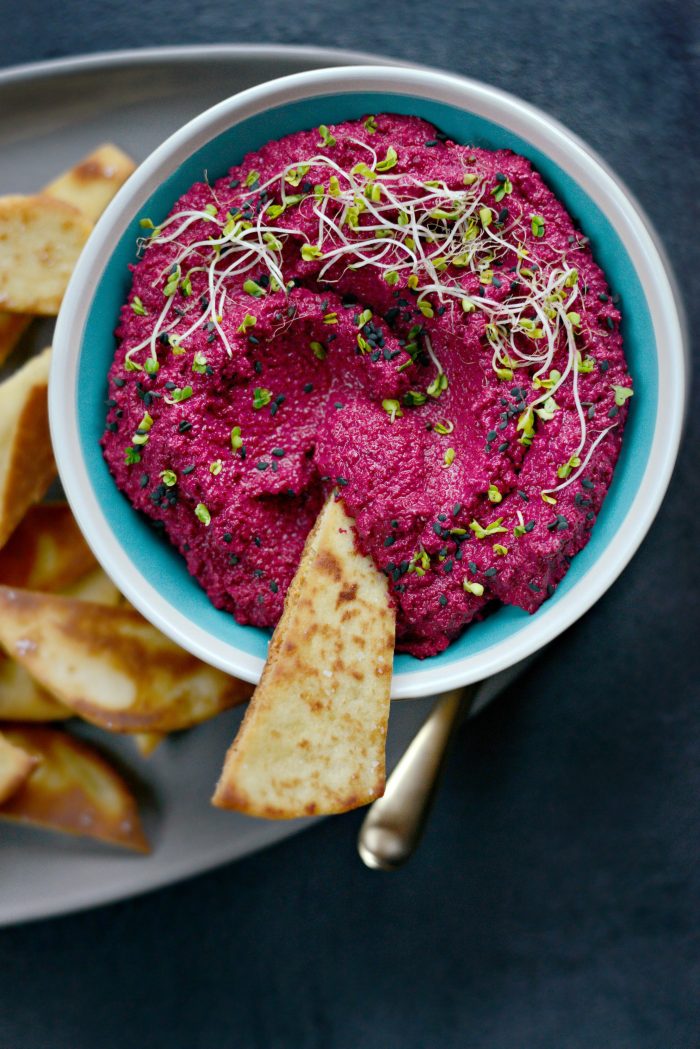 Roasted Beet Hummus - Simply Scratch
