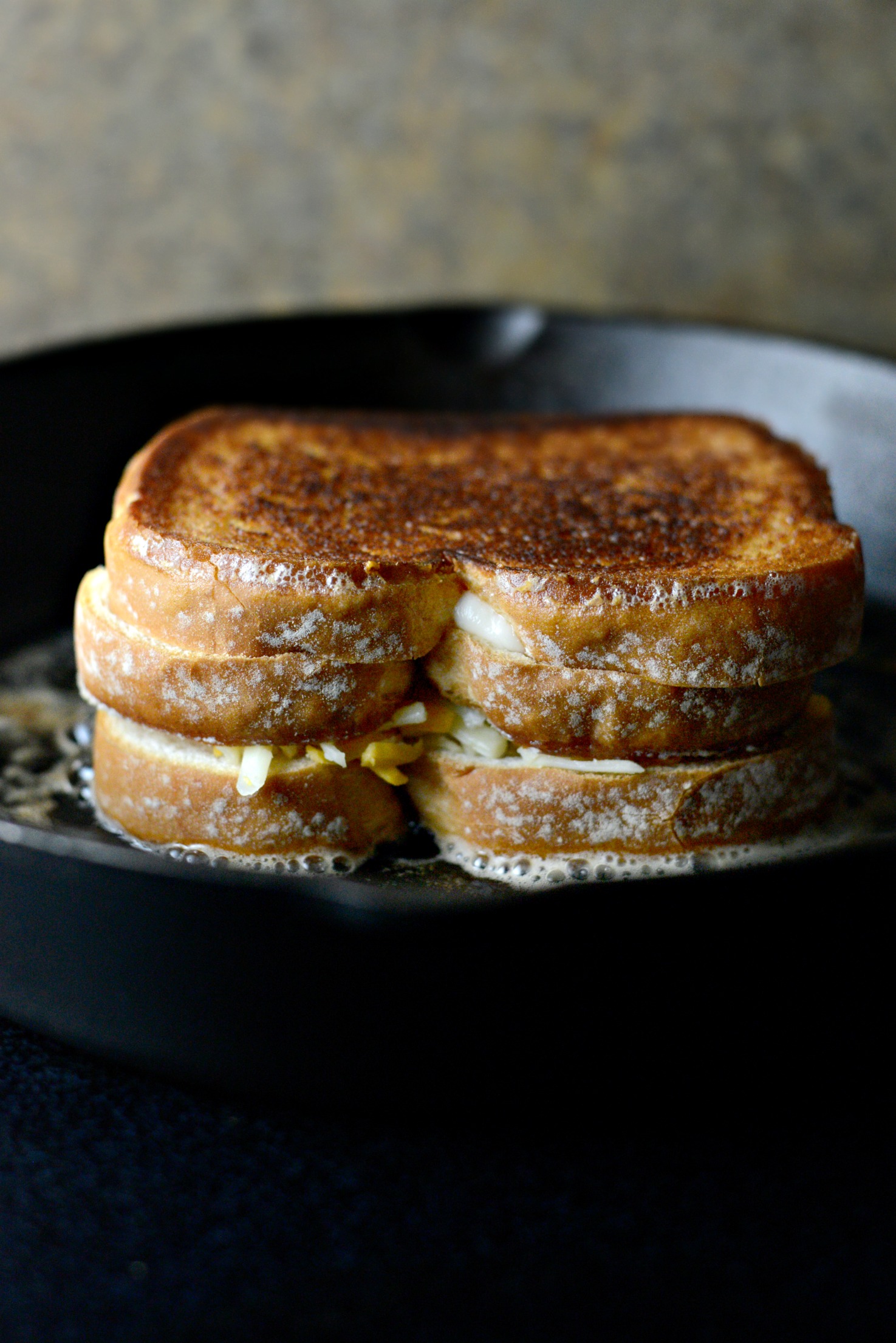 Double Decker Grilled Cheese Sandwich - Simply Scratch