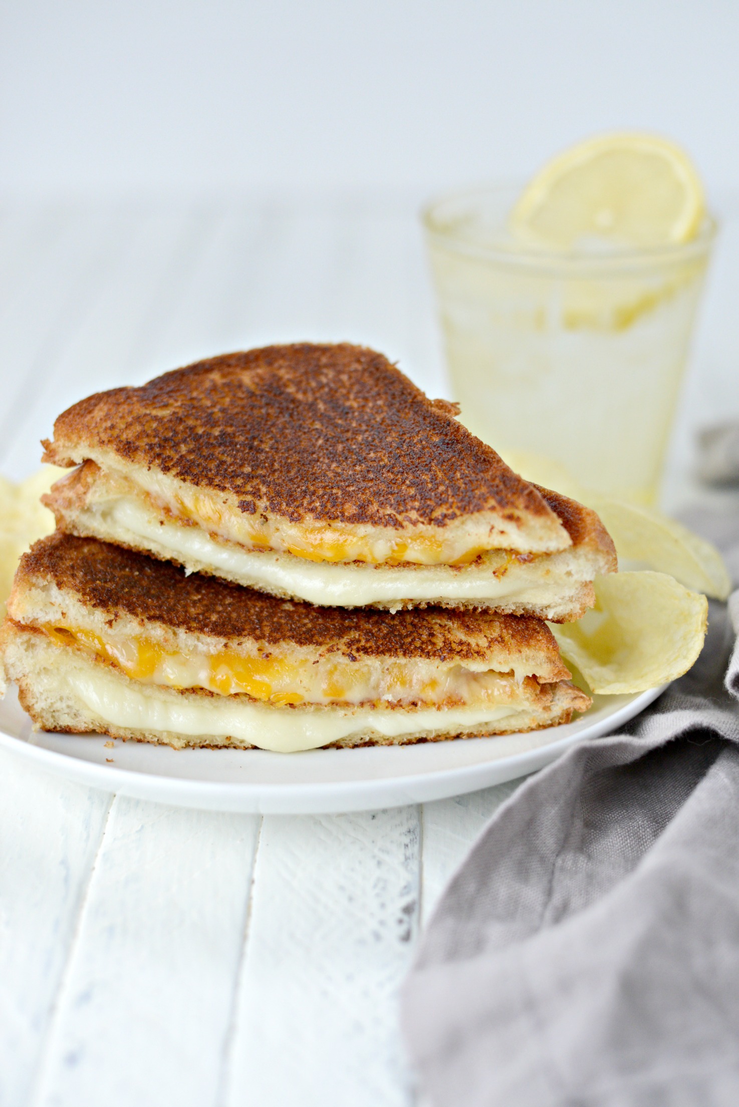 Double Decker Grilled Cheese Sandwich - Simply Scratch