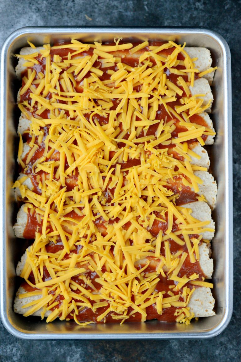 Chicken and Rice Enchiladas - Simply Scratch