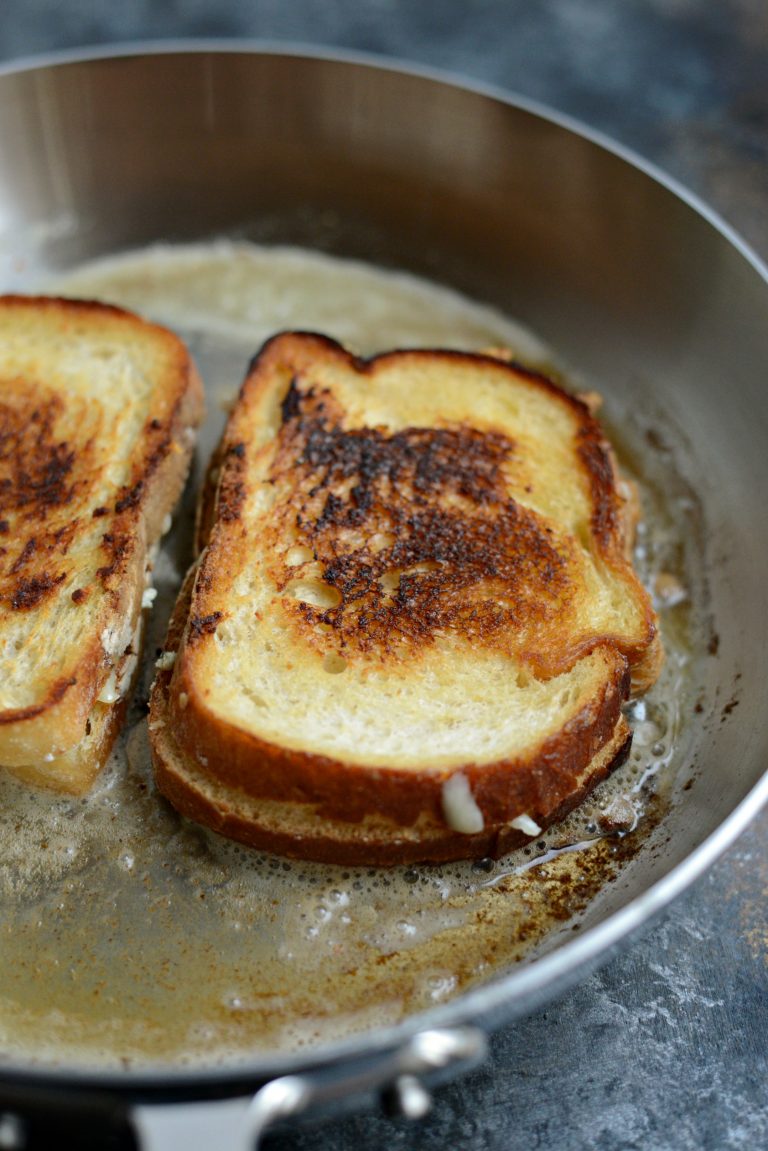 Fancy Three-Cheese Grilled Cheese Sandwich - Simply Scratch