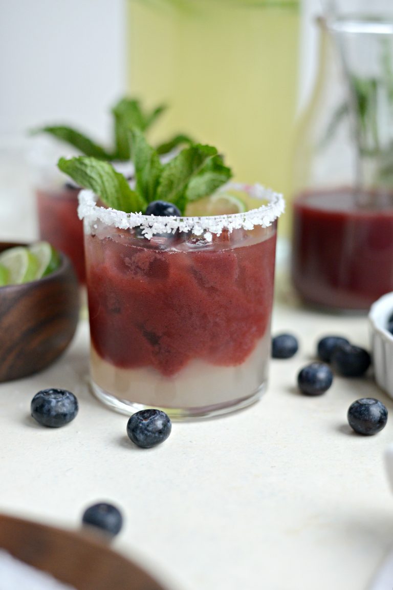 Blueberry Margaritas - Simply Scratch