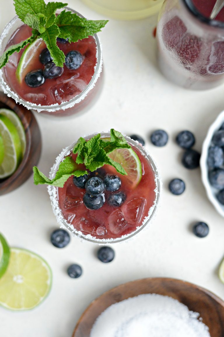 Blueberry Margaritas - Simply Scratch