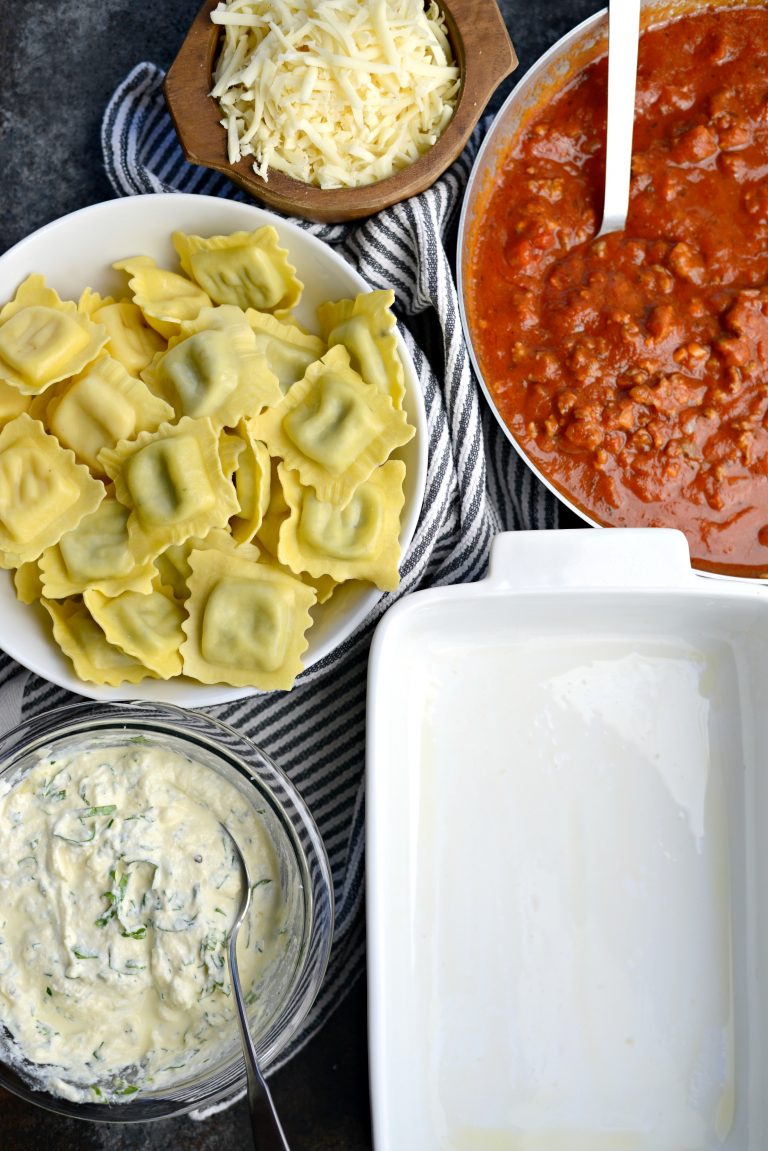Easy Ravioli Lasagna - Simply Scratch