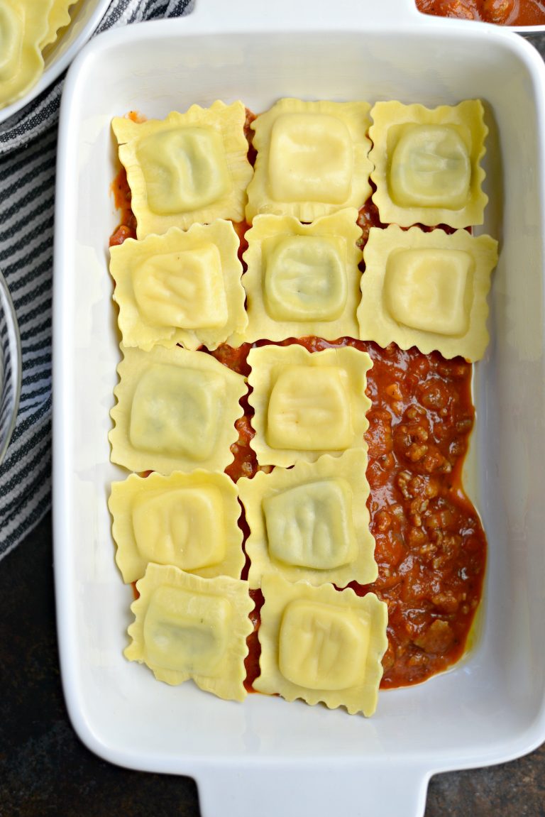 Easy Ravioli Lasagna - Simply Scratch