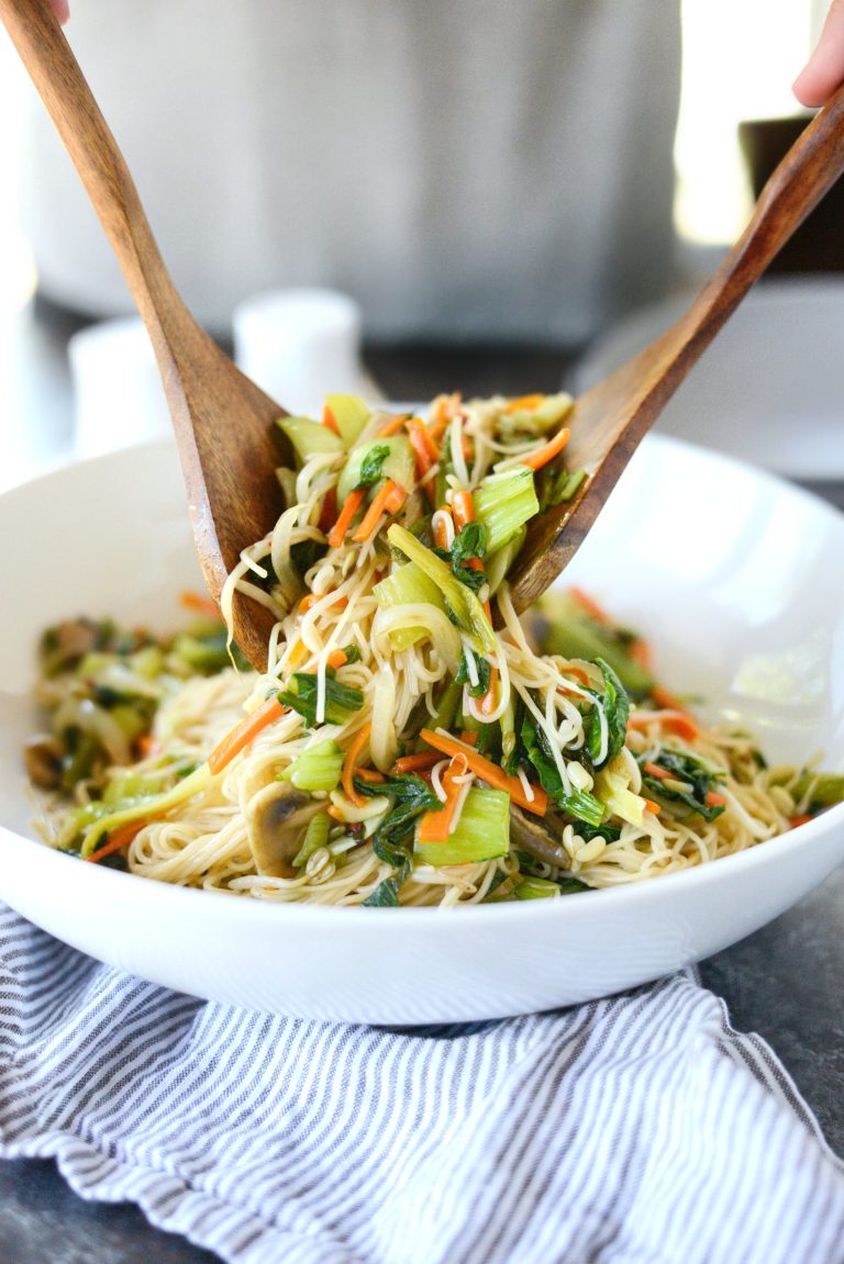 Chinese Vegetable Noodle Stir-Fry - Simply Scratch