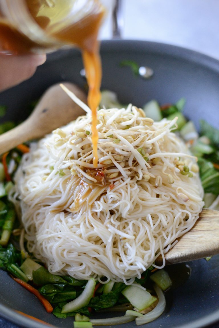 Chinese Vegetable Noodle Stir-Fry - Simply Scratch