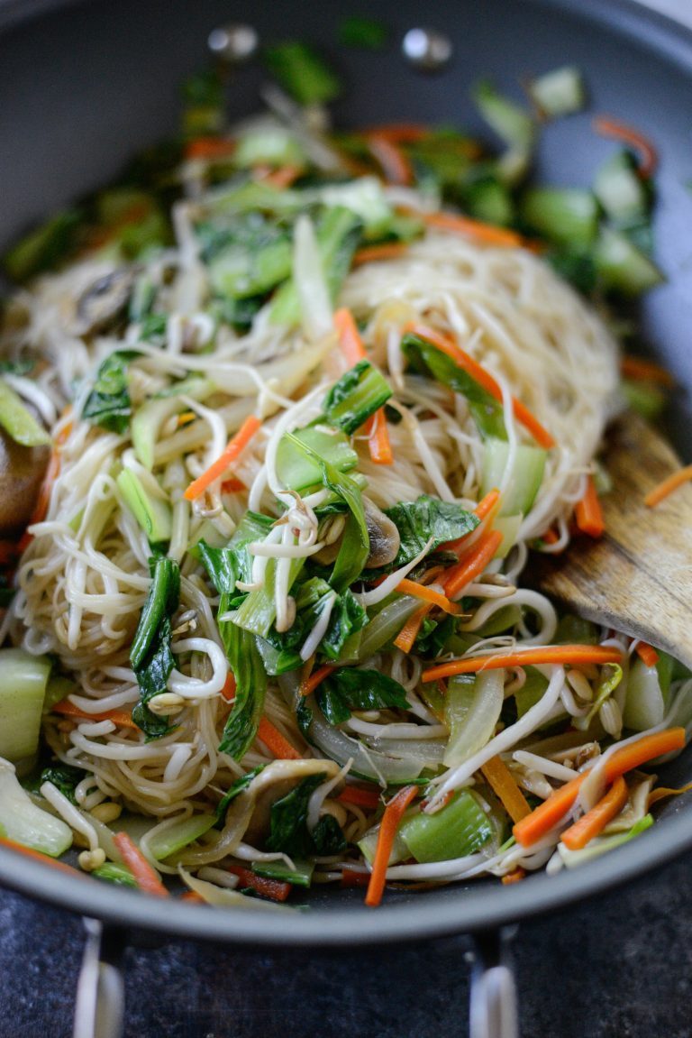 Chinese Vegetable Noodle Stir-Fry - Simply Scratch