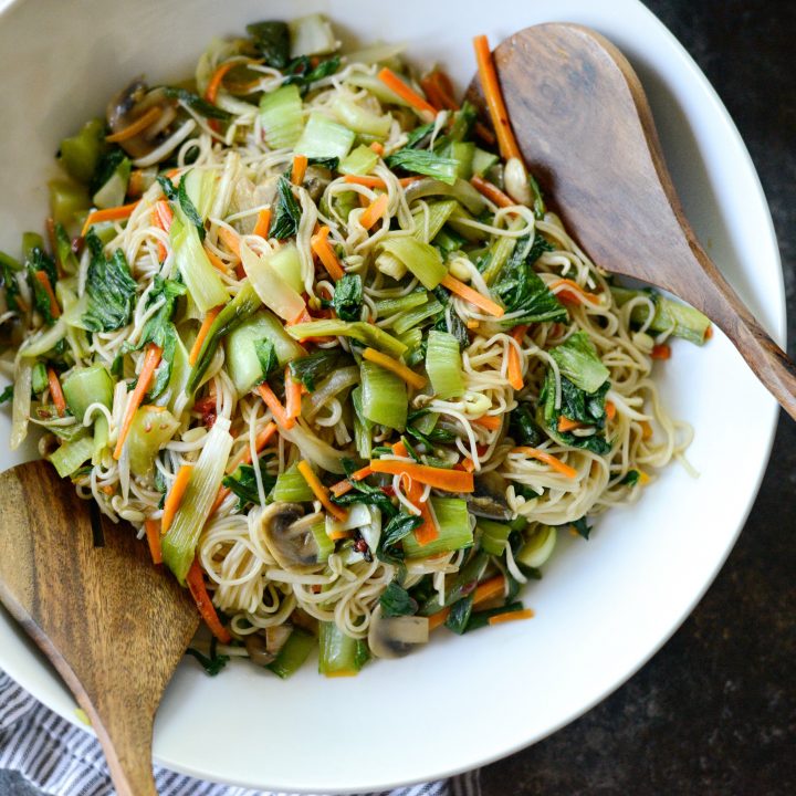 Chinese Vegetable Noodle Stir-Fry - Simply Scratch