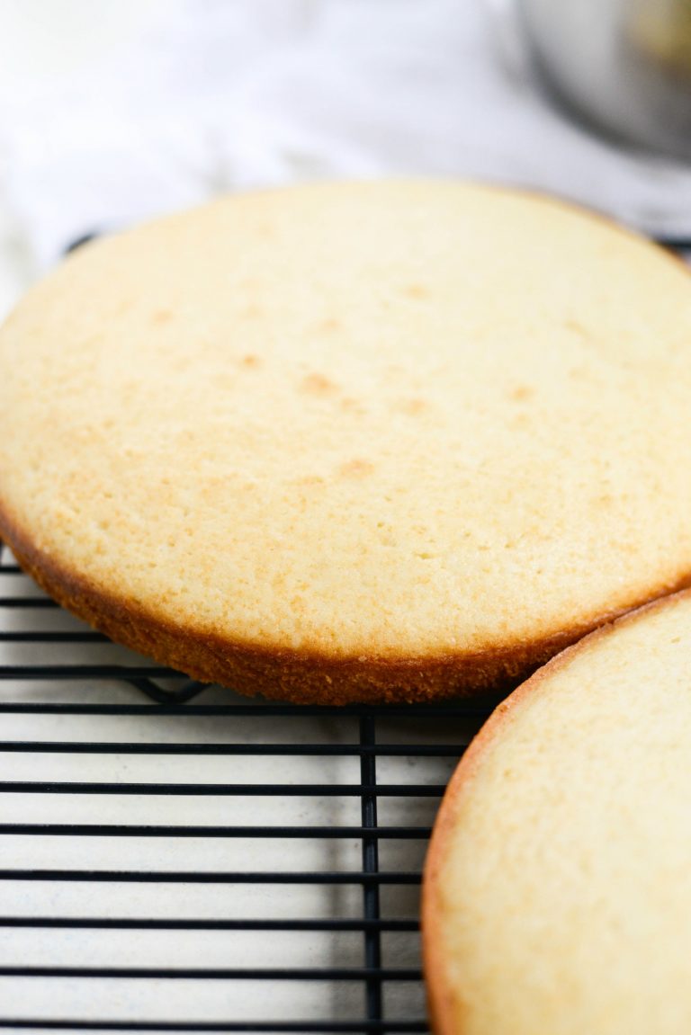 Homemade White Cake with Vanilla Buttercream Frosting - Simply Scratch