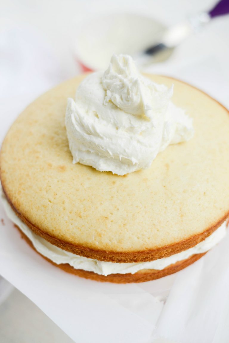 Homemade White Cake with Vanilla Buttercream Frosting - Simply Scratch