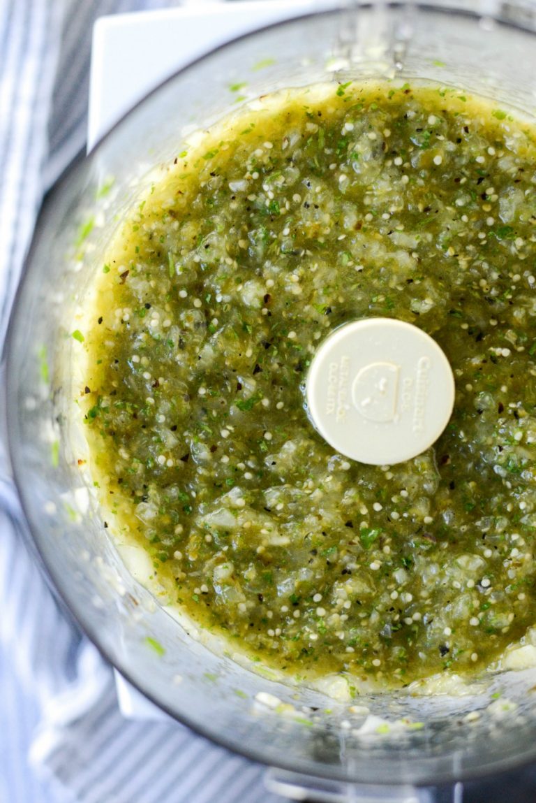 Easy Salsa Verde Recipe (Tomatillo Salsa) - Simply Scratch