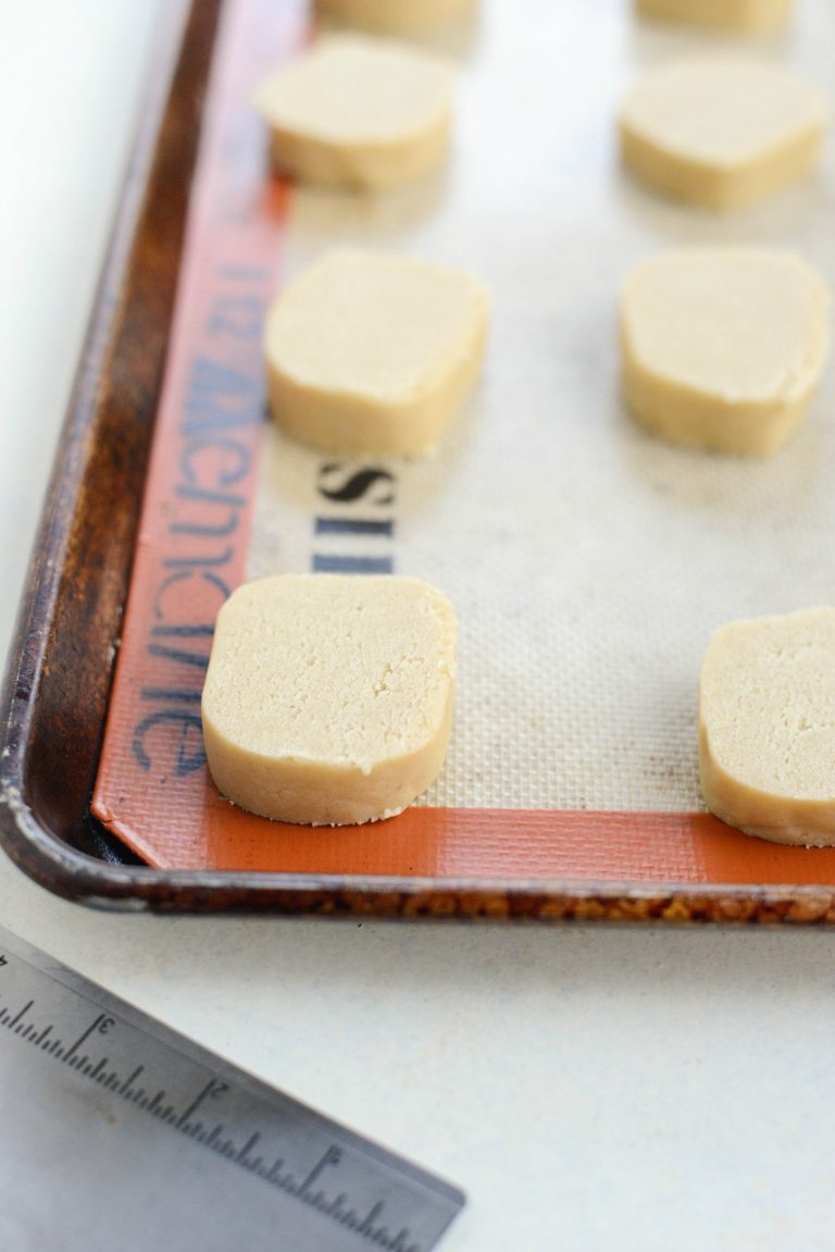 Tahini Shortbread Cookies - Simply Scratch