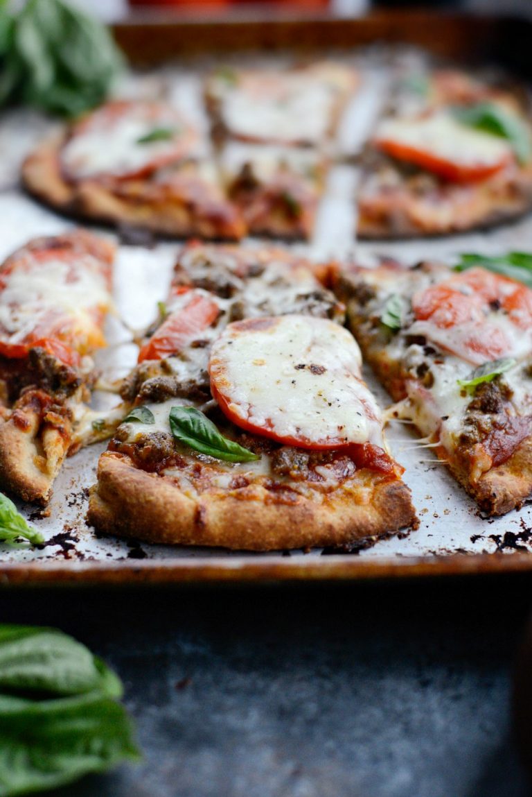 Lebanese Margherita Lamb Pizza - Simply Scratch