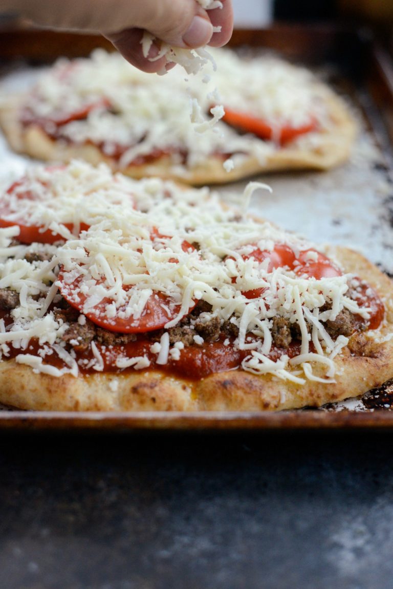 Lebanese Margherita Lamb Pizza - Simply Scratch