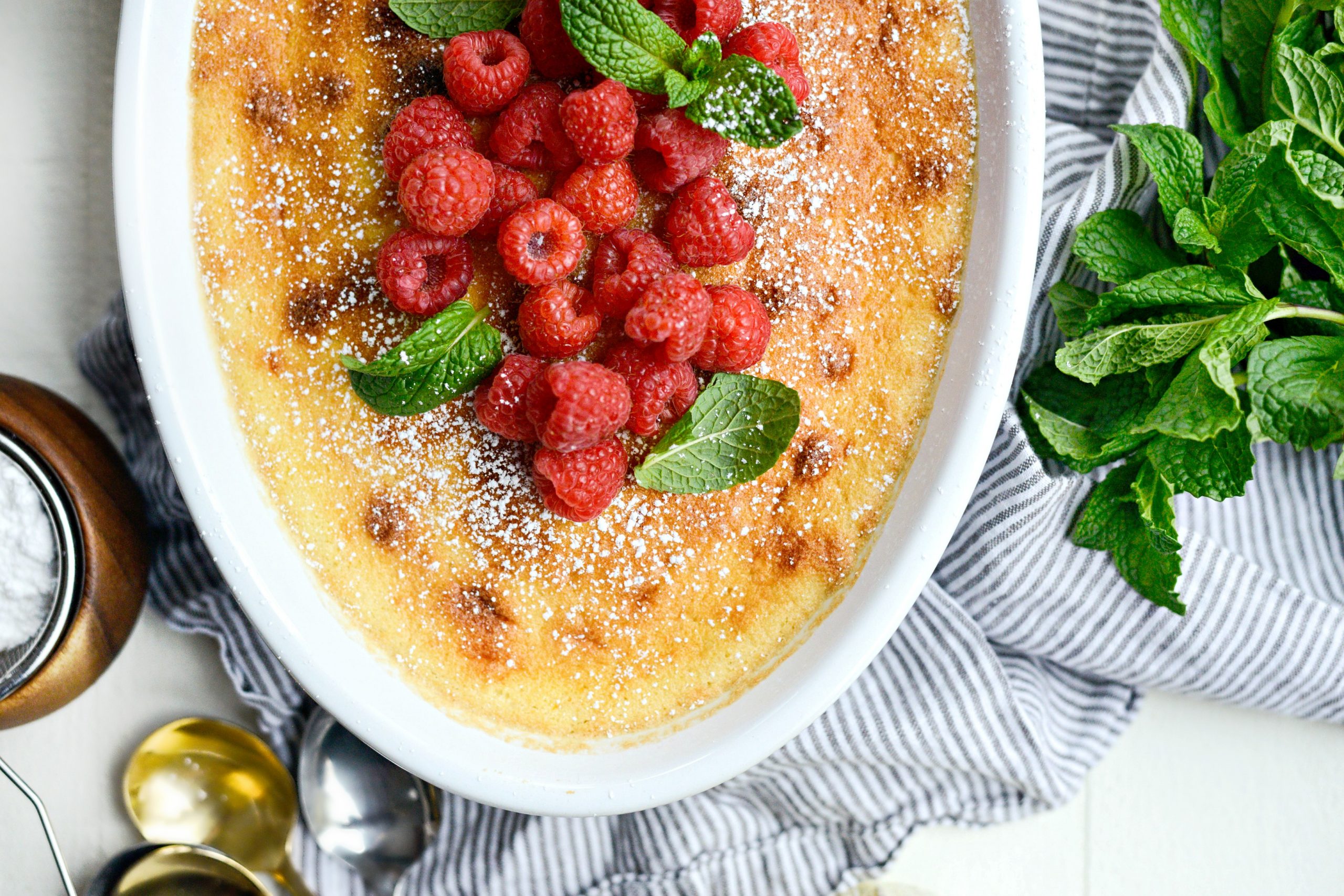 Meyer Lemon Pudding Cake - Simply Scratch