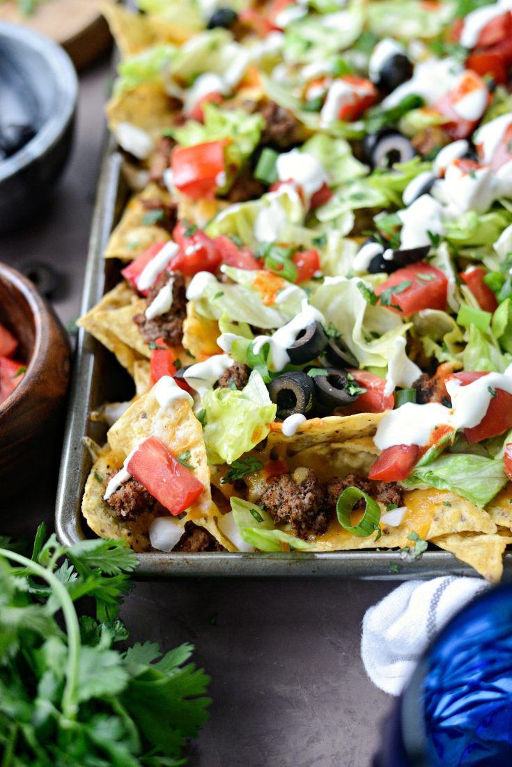 Loaded Taco Nachos - Simply Scratch