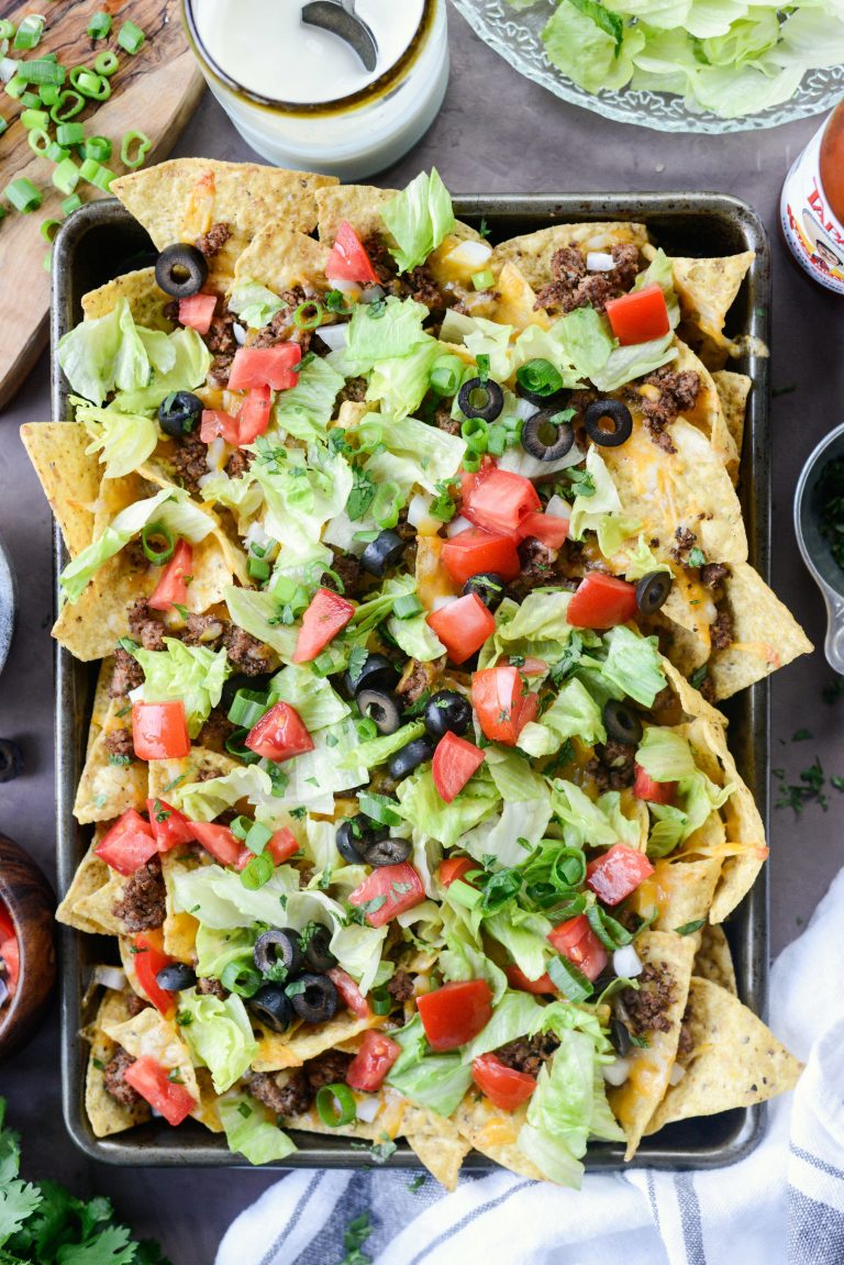 Loaded Taco Nachos - Simply Scratch