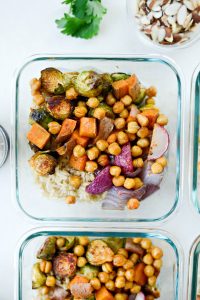 Roasted Fall Veggie Rice Bowls (Meal Prep!) - Simply Scratch