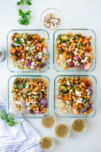 Roasted Fall Veggie Rice Bowls (Meal Prep!) - Simply Scratch
