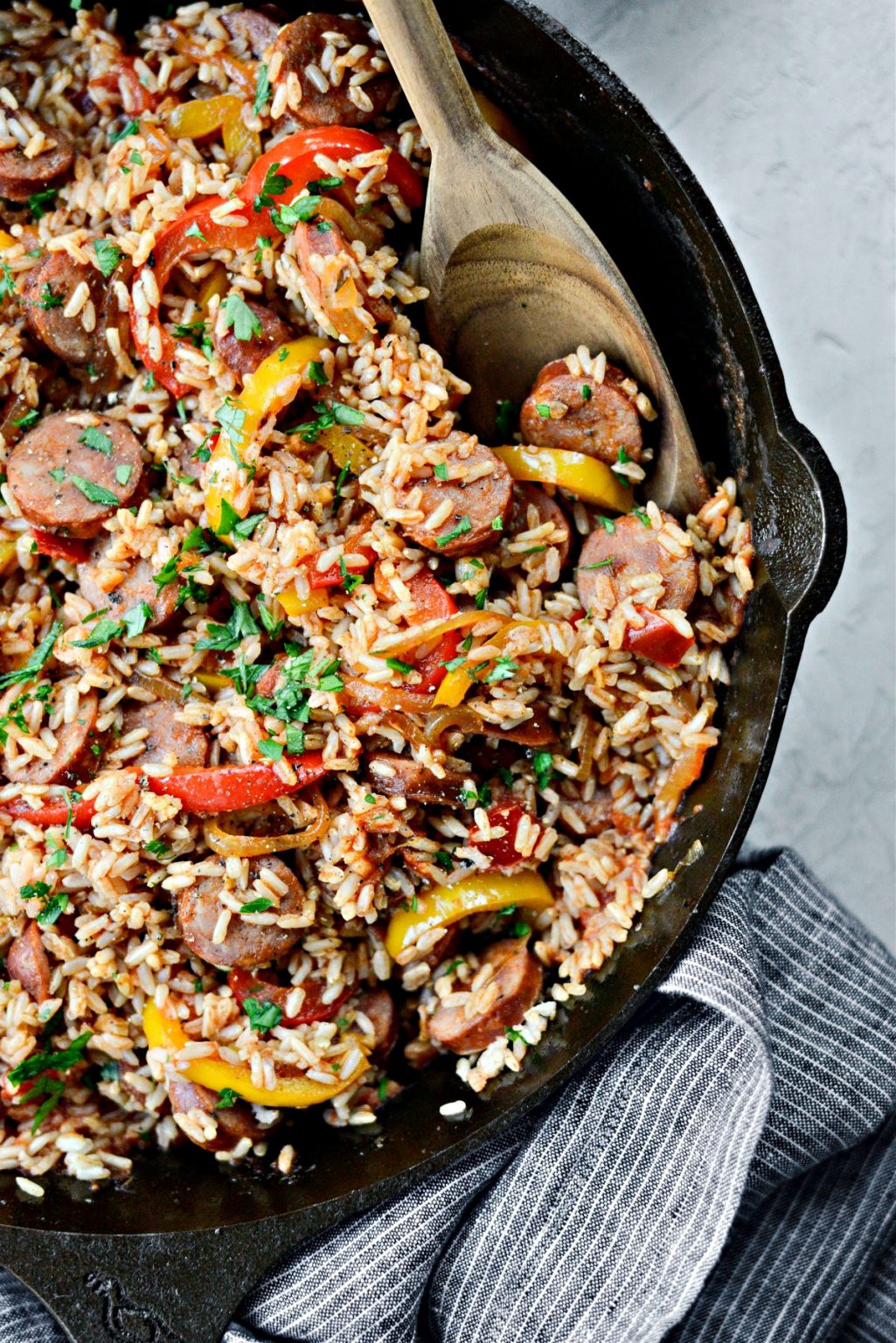 Andouille Cajun Rice Skillet - Simply Scratch