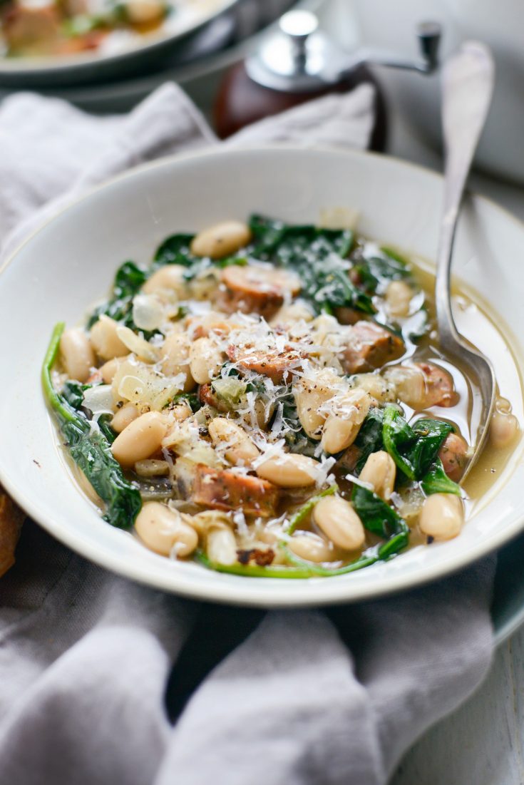 Chicken Sausage and White Bean Stew - Simply Scratch