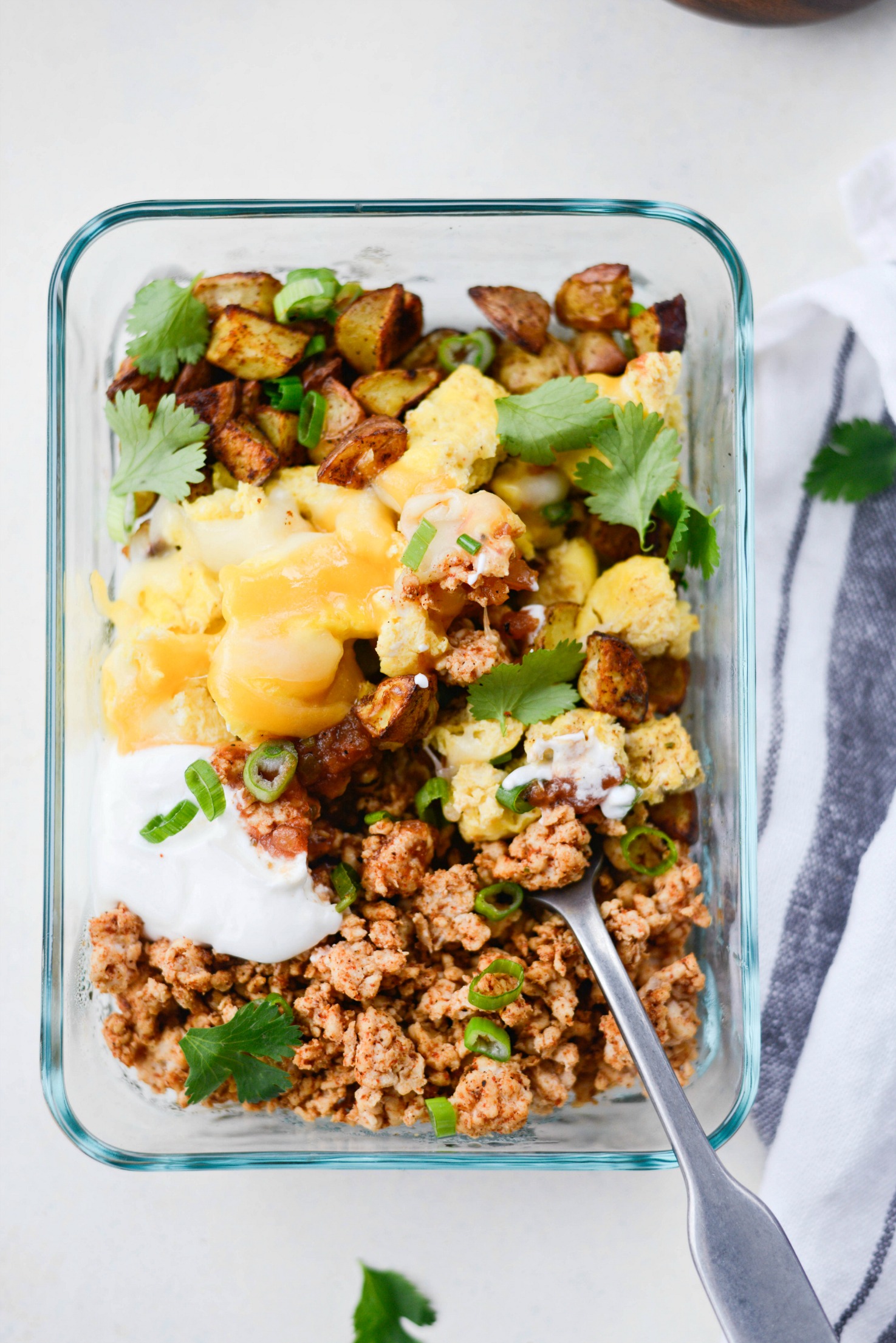 Turkey Taco Breakfast Scramble (Meal Prep!) - Simply Scratch