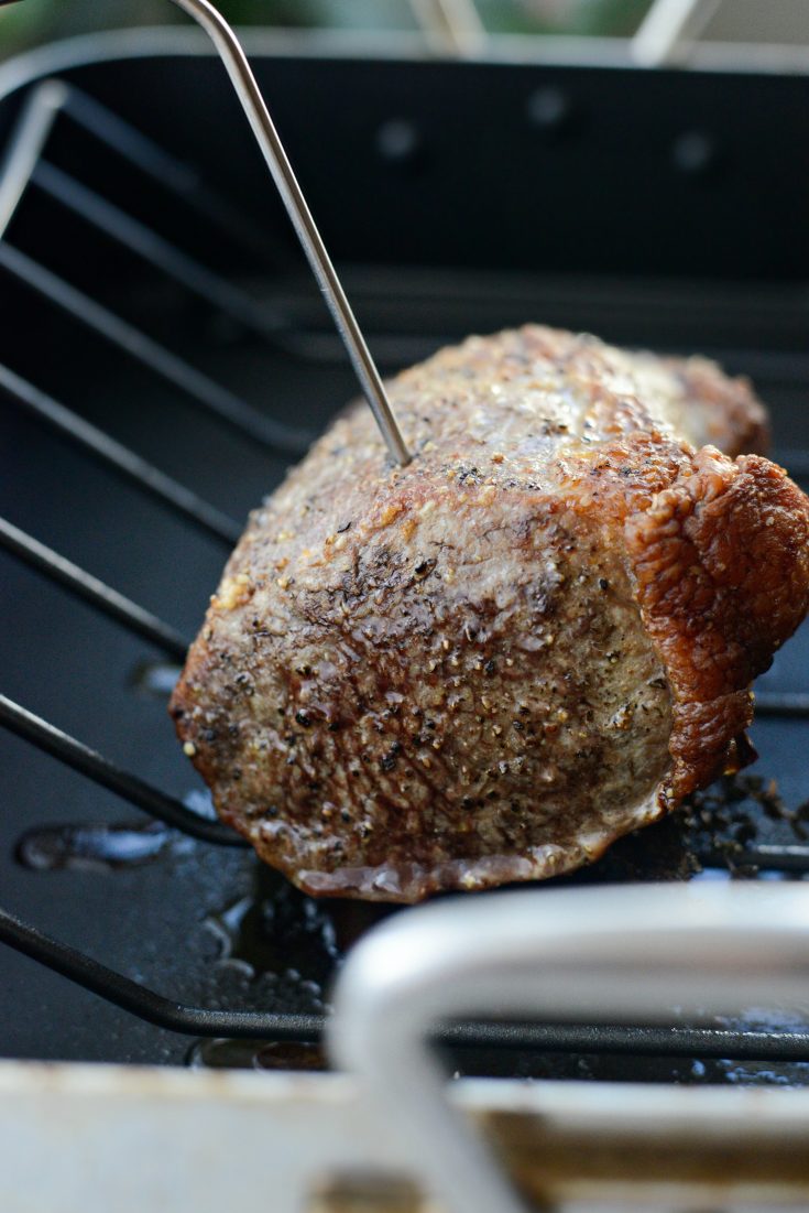 Homemade Roast Beef with Easy Au jus - Simply Scratch