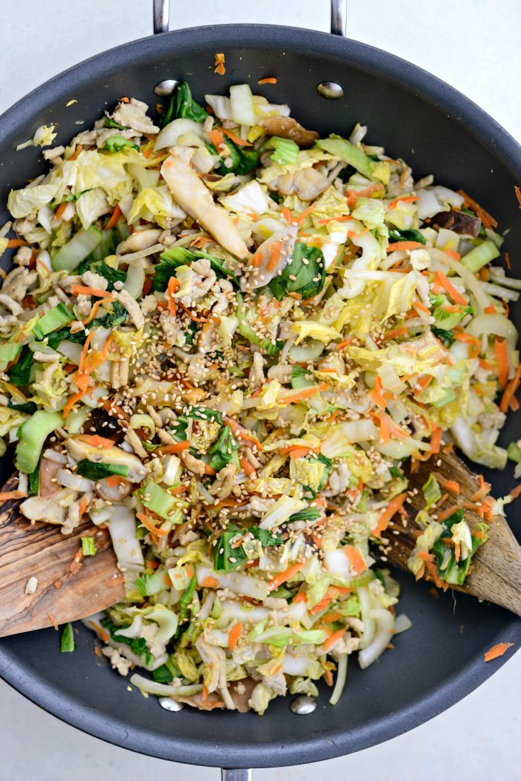 Chicken Egg Roll Bowl - Simply Scratch