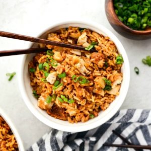 Crispy Fried Chicken Fried Rice - Simply Scratch