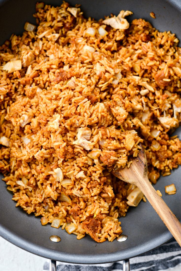 Crispy Fried Chicken Fried Rice - Simply Scratch