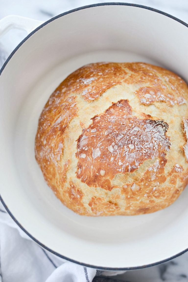 No-Knead Rustic Bread - Simply Scratch