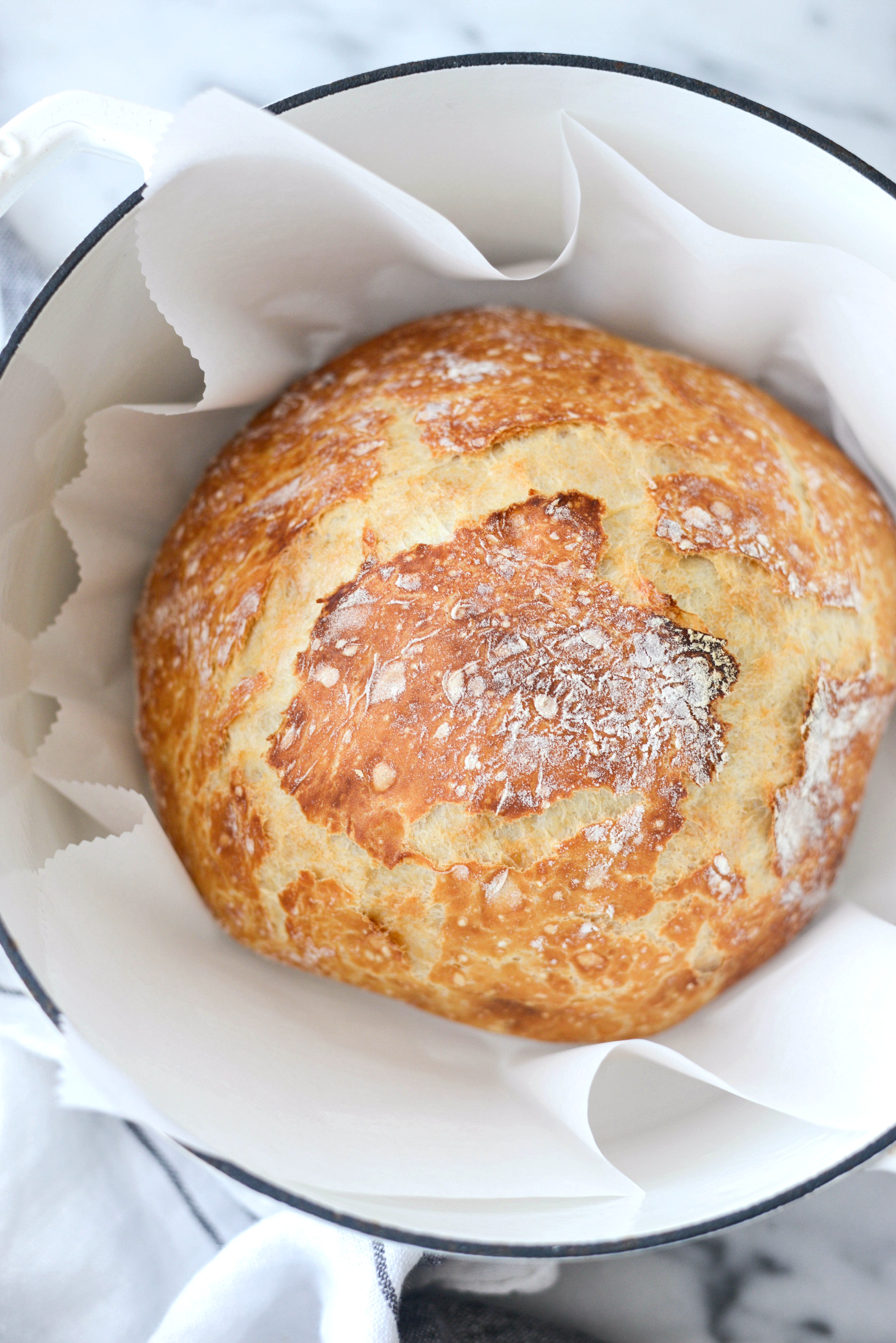No-Knead Rustic Bread - Simply Scratch