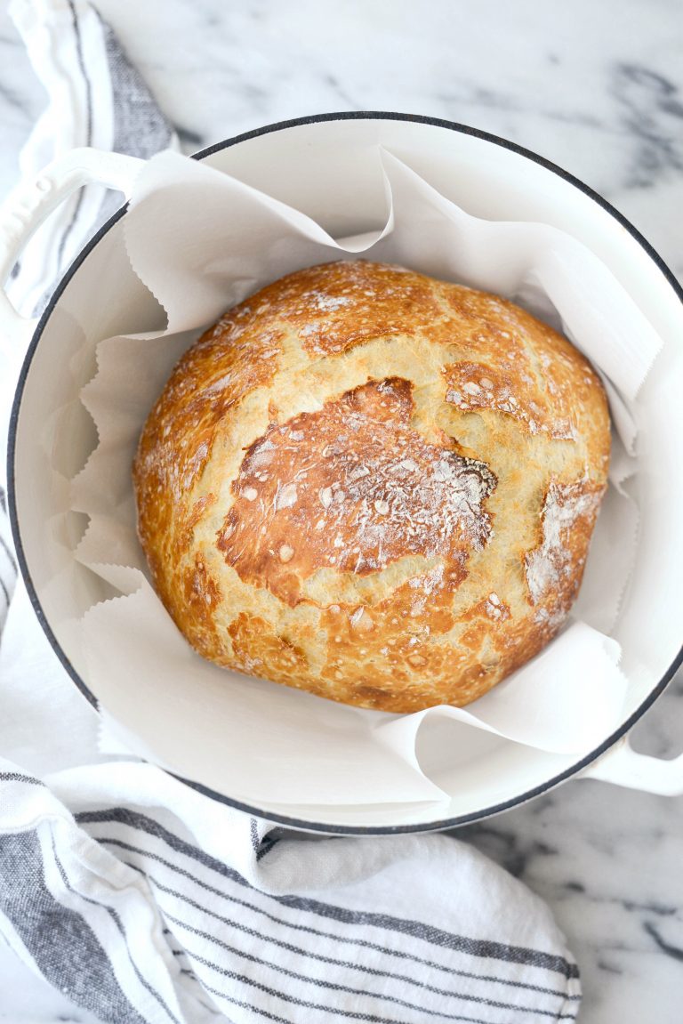 No-Knead Rustic Bread - Simply Scratch