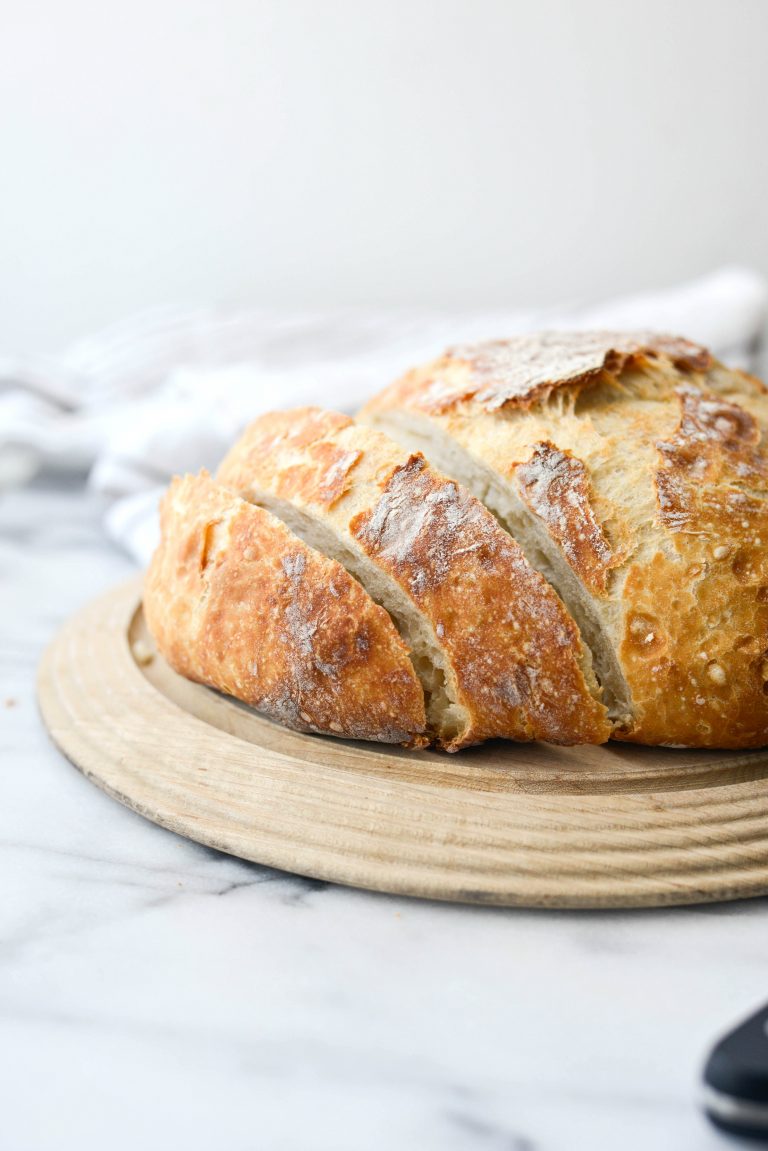 No-Knead Rustic Bread - Simply Scratch