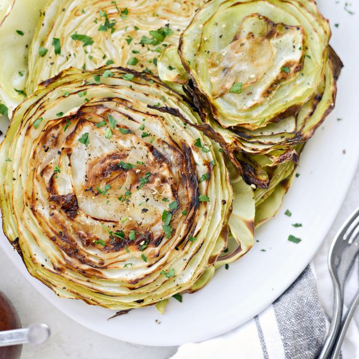 Roasted Cabbage Steaks - Simply Scratch